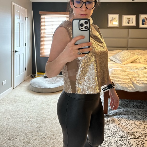 Darling London | Tops | Nwt Darling London Sequin Top | Poshmark
